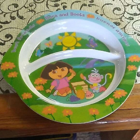 Nickelodeon | Other | Dora Theexplorer Kids Plate | Poshmark